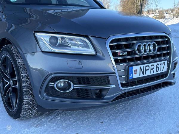 Grey Audi SQ5 2014 in Kedainiai, with an engine capacity of 2.97 L and mileage of 300 thousand km for 13999 €, photo 8 on AUTOMOTO.COM.LV