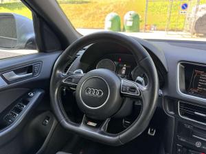 Grey Audi SQ5 2014 in Alytus, with an engine capacity of 3.00 L and mileage of 288 thousand km for 9950 €, photo 13 on AUTOMOTO.COM.LV