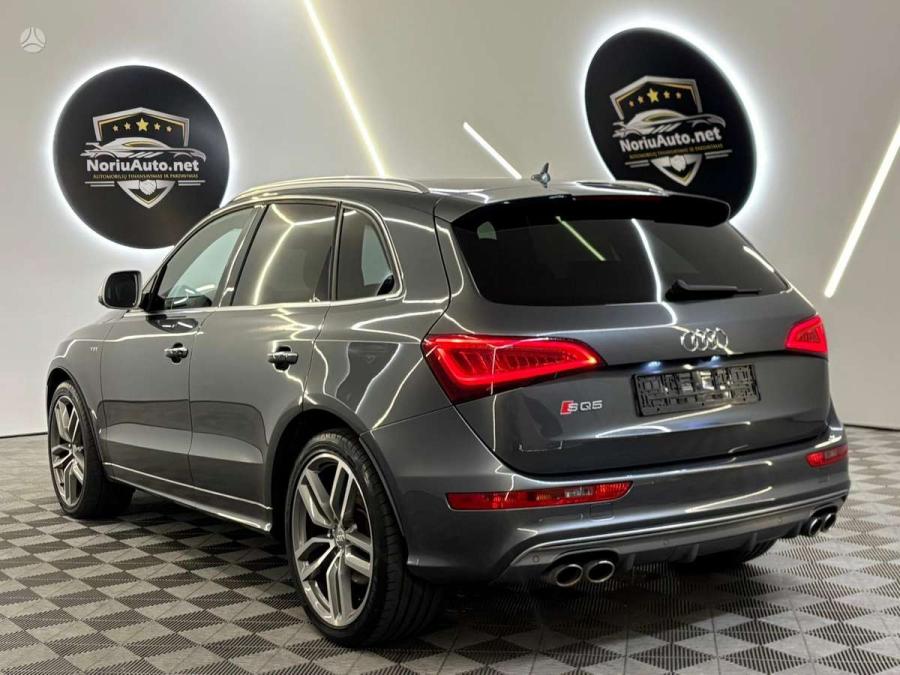 Grey Audi SQ5 2014 in Marijampole, with an engine capacity of 2.97 L and mileage of 274 thousand km for 14850 €, photo 18 on AUTOMOTO.COM.LV