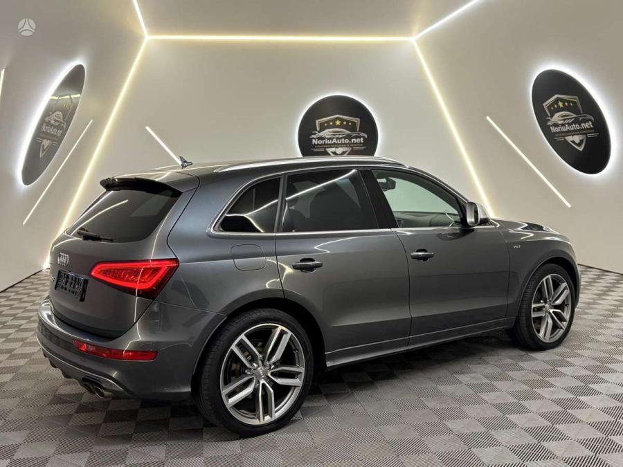 Grey Audi SQ5 2014 in Marijampole, with an engine capacity of 2.97 L and mileage of 274 thousand km for 14850 €, photo 21 on AUTOMOTO.COM.LV