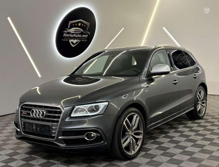Grey Audi SQ5 2014 in Marijampole, with an engine capacity of 2.97 L and mileage of 274 thousand km for 14850 €, photo 27 on AUTOMOTO.COM.LV