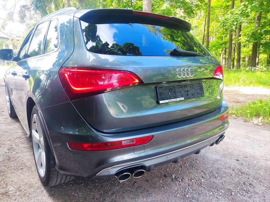 Grey Audi SQ5 2015 in Utena, with an engine capacity of 2.97 L and mileage of 245 thousand km for 16250 €, photo 19 on AUTOMOTO.COM.LV