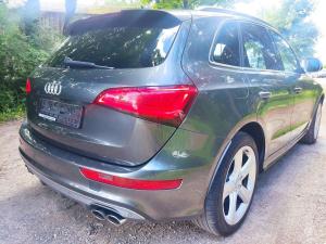 Grey Audi SQ5 2015 in Utena, with an engine capacity of 2.97 L and mileage of 245 thousand km for 16250 €, photo 26 on AUTOMOTO.COM.LV