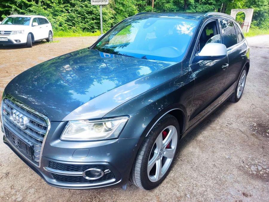 Grey Audi SQ5 2015 in Utena, with an engine capacity of 2.97 L and mileage of 245 thousand km for 16250 €, photo 31 on AUTOMOTO.COM.LV