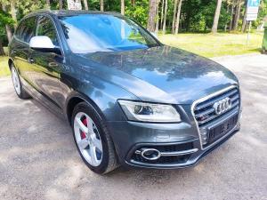 Grey Audi SQ5 2015 in Utena, with an engine capacity of 2.97 L and mileage of 246 thousand km for 16350 €, photo 6 on AUTOMOTO.COM.LV