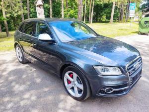 Grey Audi SQ5 2015 in Utena, with an engine capacity of 2.97 L and mileage of 246 thousand km for 16350 €, photo 13 on AUTOMOTO.COM.LV