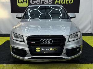Grey Audi SQ5 2015 in Vilnius, with an engine capacity of 3.00 L and mileage of 169 thousand km for 13990 €, photo 3 on AUTOMOTO.COM.LV