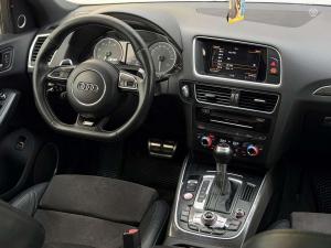 Grey Audi SQ5 2015 in Vilnius, with an engine capacity of 3.00 L and mileage of 169 thousand km for 13990 €, photo 20 on AUTOMOTO.COM.LV