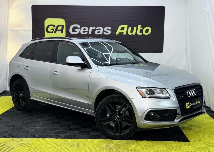 Pelēks Audi SQ5 2015 Viļņa, ar dzinēja tilpumu 3.00 L un nobraukumu 169 tūkst. km par 13990 €, foto 5 vietnē AUTOMOTO.COM.LV