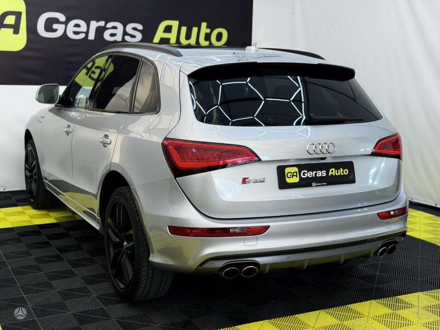 Pelēks Audi SQ5 2015 Viļņa, ar dzinēja tilpumu 3.00 L un nobraukumu 169 tūkst. km par 13990 €, foto 6 vietnē AUTOMOTO.COM.LV