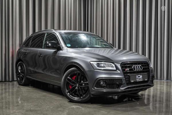 Pelēks Audi SQ5 2016 Marijampole, ar dzinēja tilpumu 2.97 L un nobraukumu 210 tūkst. km par 17850 €, foto 1 vietnē AUTOMOTO.COM.LV