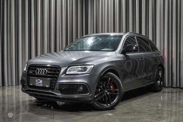 Pelēks Audi SQ5 2016 Marijampole, ar dzinēja tilpumu 2.97 L un nobraukumu 210 tūkst. km par 17850 €, foto 2 vietnē AUTOMOTO.COM.LV
