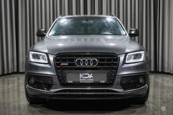 Pelēks Audi SQ5 2016 Marijampole, ar dzinēja tilpumu 2.97 L un nobraukumu 210 tūkst. km par 17850 €, foto 4 vietnē AUTOMOTO.COM.LV