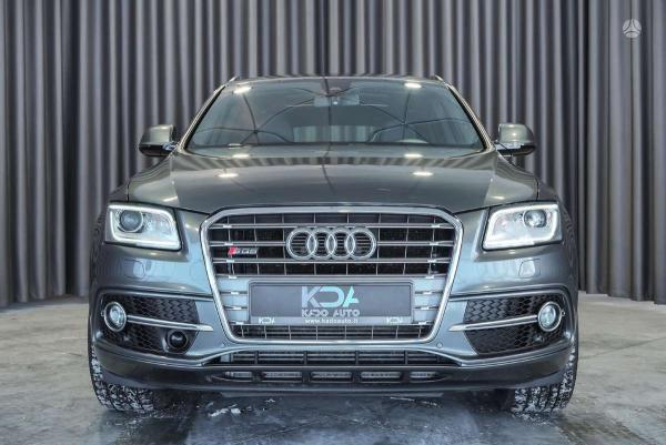 Grey Audi SQ5 2016 in Marijampole, with an engine capacity of 2.97 L and mileage of 246 thousand km for 16850 €, photo 3 on AUTOMOTO.COM.LV
