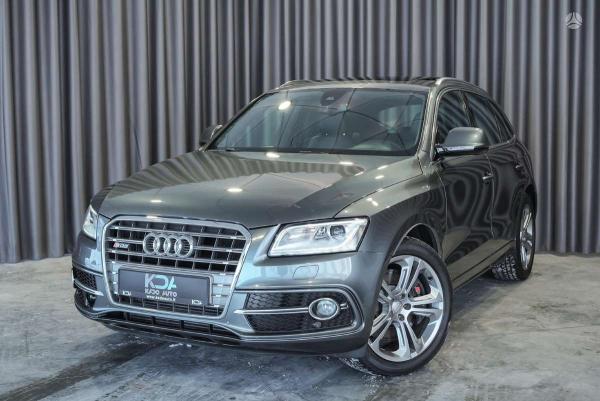 Grey Audi SQ5 2016 in Marijampole, with an engine capacity of 2.97 L and mileage of 246 thousand km for 16850 €, photo 4 on AUTOMOTO.COM.LV