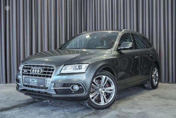 Grey Audi SQ5 2016 in Marijampole, with an engine capacity of 2.97 L and mileage of 246 thousand km for 16850 €, photo 5 on AUTOMOTO.COM.LV