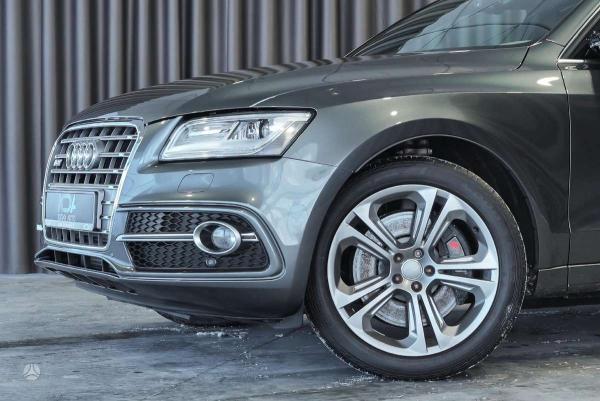 Grey Audi SQ5 2016 in Marijampole, with an engine capacity of 2.97 L and mileage of 246 thousand km for 16850 €, photo 6 on AUTOMOTO.COM.LV