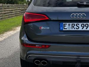 Grey Audi SQ5 2016 in Vilnius, with an engine capacity of 2.97 L and mileage of 190 thousand km for 16950 €, photo 7 on AUTOMOTO.COM.LV