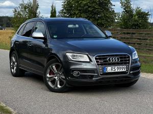 Grey Audi SQ5 2016 in Vilnius, with an engine capacity of 2.97 L and mileage of 190 thousand km for 16950 €, photo 15 on AUTOMOTO.COM.LV