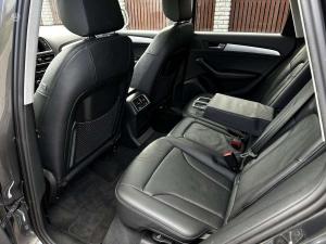 Grey Audi SQ5 2016 in Vilnius, with an engine capacity of 2.97 L and mileage of 190 thousand km for 16950 €, photo 23 on AUTOMOTO.COM.LV