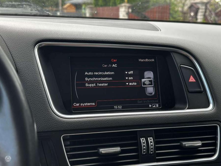 Grey Audi SQ5 2016 in Vilnius, with an engine capacity of 2.97 L and mileage of 190 thousand km for 16950 €, photo 43 on AUTOMOTO.COM.LV