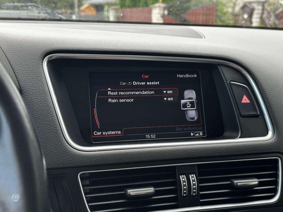 Grey Audi SQ5 2016 in Vilnius, with an engine capacity of 2.97 L and mileage of 190 thousand km for 16950 €, photo 45 on AUTOMOTO.COM.LV