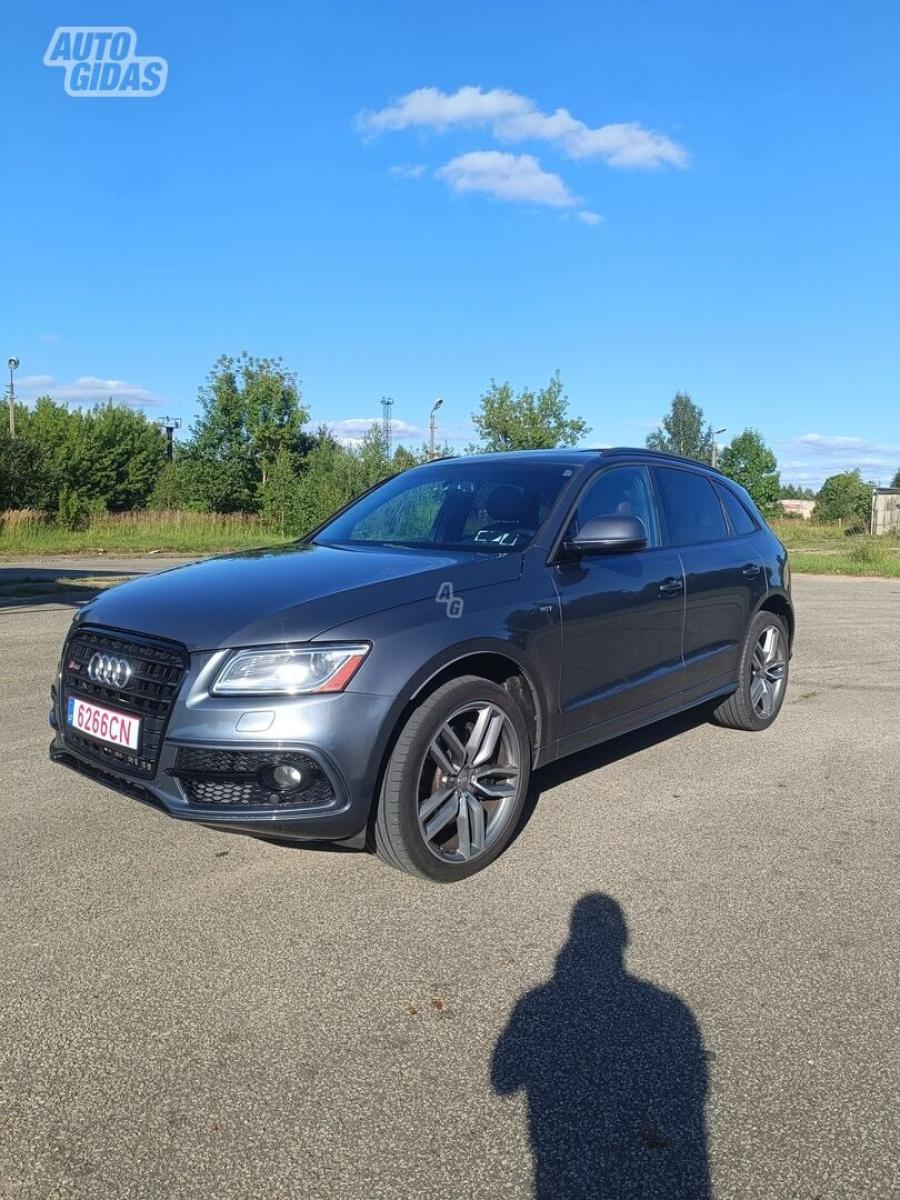 Grey Audi SQ5 2016 in Plunge, with an engine capacity of 3.00 L and mileage of 175 thousand km for 13500 €, photo 5 on AUTOMOTO.COM.LV
