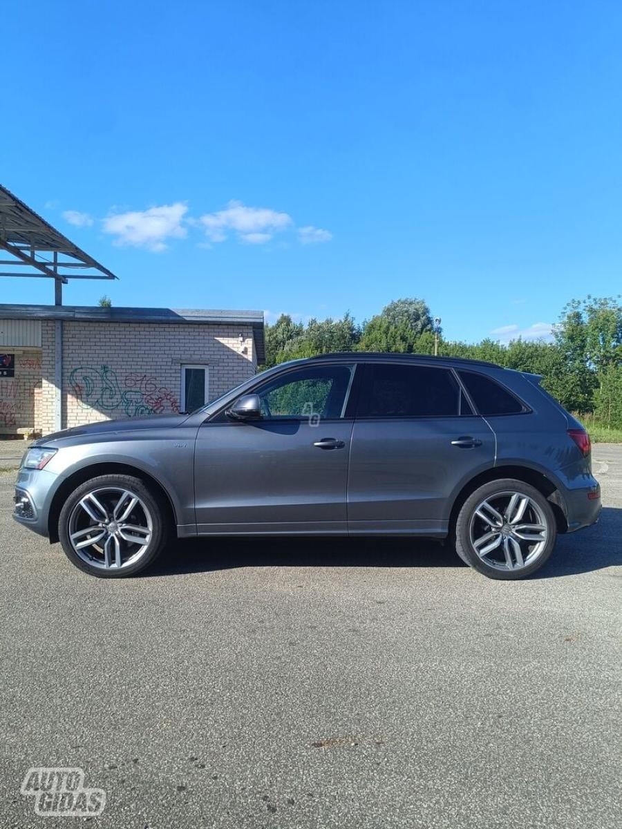 Grey Audi SQ5 2016 in Plunge, with an engine capacity of 3.00 L and mileage of 175 thousand km for 13500 €, photo 6 on AUTOMOTO.COM.LV