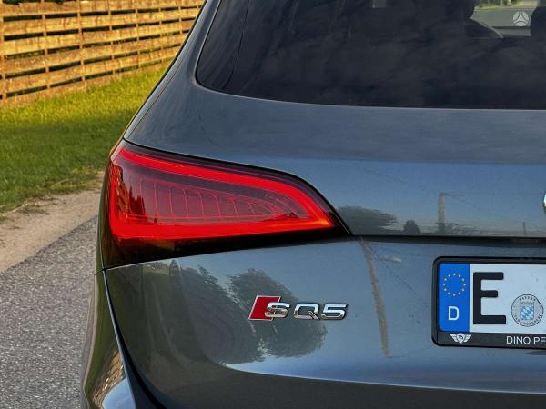 Grey Audi SQ5 2016 in Vilnius, with an engine capacity of 2.97 L and mileage of 200 thousand km for 18999 €, photo 7 on AUTOMOTO.COM.LV