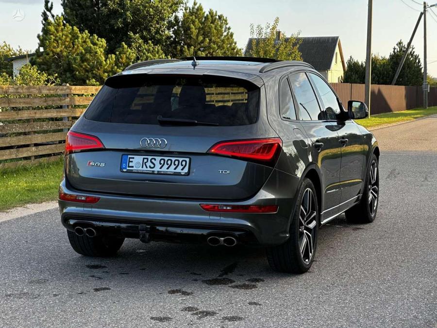 Pelēks Audi SQ5 2016 Viļņa, ar dzinēja tilpumu 2.97 L un nobraukumu 200 tūkst. km par 18999 €, foto 14 vietnē AUTOMOTO.COM.LV