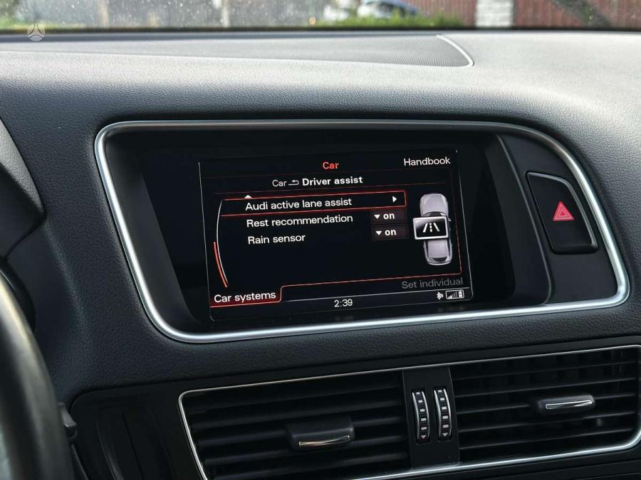 Pelēks Audi SQ5 2016 Viļņa, ar dzinēja tilpumu 2.97 L un nobraukumu 200 tūkst. km par 18999 €, foto 53 vietnē AUTOMOTO.COM.LV