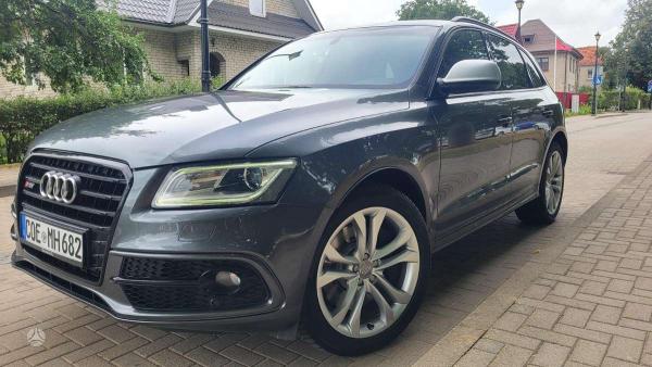Pelēks Audi SQ5 2016 Jonava, ar dzinēja tilpumu 2.97 L un nobraukumu 245 tūkst. km par 14950 €, foto 4 vietnē AUTOMOTO.COM.LV
