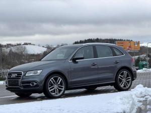 Grey Audi SQ5 2017 in Vilnius, with an engine capacity of 3.00 L and mileage of 230 thousand km for 17850 €, photo  on AUTOMOTO.COM.LV
