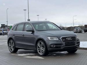 Grey Audi SQ5 2017 in Vilnius, with an engine capacity of 3.00 L and mileage of 230 thousand km for 17850 €, photo 17 on AUTOMOTO.COM.LV
