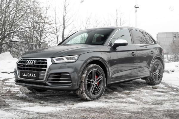 Pelēks Audi SQ5 2018 Viļņa, ar dzinēja tilpumu 3.00 L un nobraukumu 183 tūkst. km par 24500 €, foto 1 vietnē AUTOMOTO.COM.LV