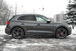 Pelēks Audi SQ5 2018 Viļņa, ar dzinēja tilpumu 3.00 L un nobraukumu 183 tūkst. km par 24500 €, foto 7 vietnē AUTOMOTO.COM.LV