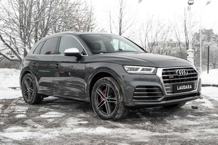 Pelēks Audi SQ5 2018 Viļņa, ar dzinēja tilpumu 3.00 L un nobraukumu 183 tūkst. km par 24500 €, foto 8 vietnē AUTOMOTO.COM.LV