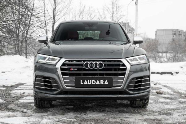 Pelēks Audi SQ5 2018 Viļņa, ar dzinēja tilpumu 3.00 L un nobraukumu 184 tūkst. km par 24350 €, foto 1 vietnē AUTOMOTO.COM.LV
