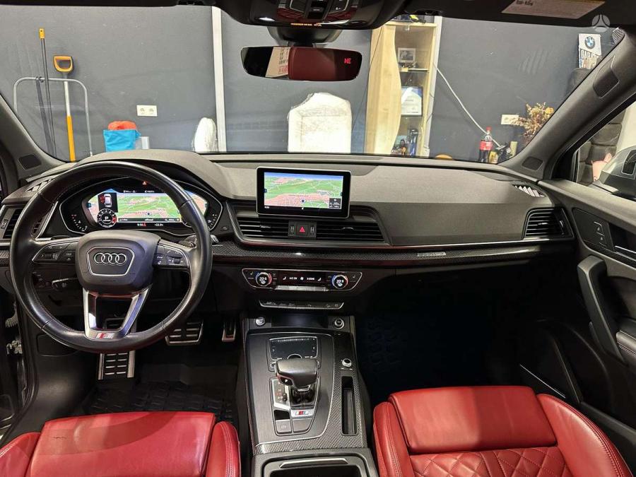 Pelēks Audi SQ5 2018 Viļņa, ar dzinēja tilpumu 3.00 L un nobraukumu 177 tūkst. km par 23399 €, foto 8 vietnē AUTOMOTO.COM.LV