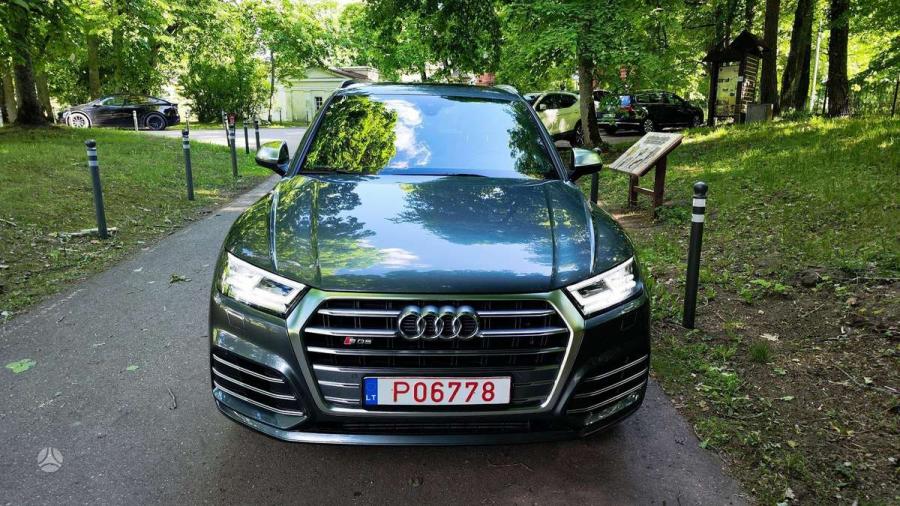 Pelēks Audi SQ5 2018 Viļņa, ar dzinēja tilpumu 3.00 L un nobraukumu 177 tūkst. km par 23399 €, foto 28 vietnē AUTOMOTO.COM.LV