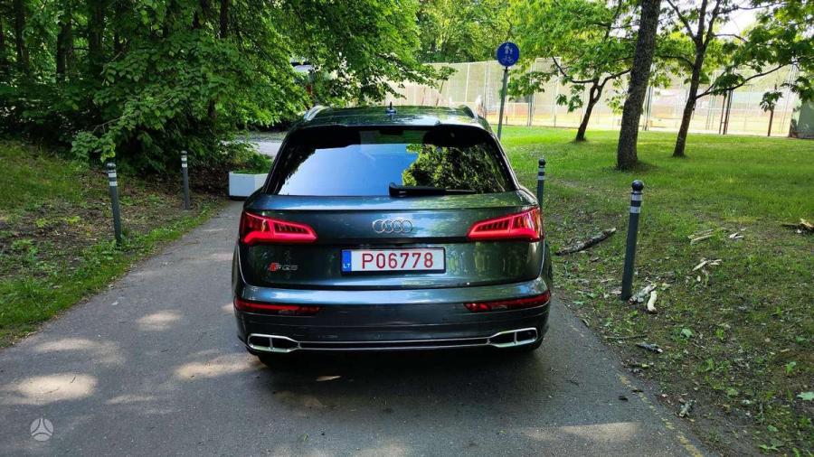 Pelēks Audi SQ5 2018 Viļņa, ar dzinēja tilpumu 3.00 L un nobraukumu 177 tūkst. km par 23399 €, foto 32 vietnē AUTOMOTO.COM.LV