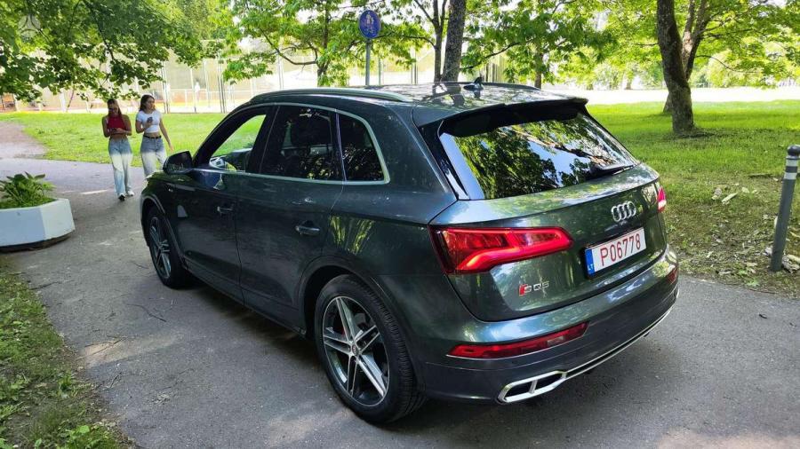 Pelēks Audi SQ5 2018 Viļņa, ar dzinēja tilpumu 3.00 L un nobraukumu 177 tūkst. km par 23399 €, foto 33 vietnē AUTOMOTO.COM.LV