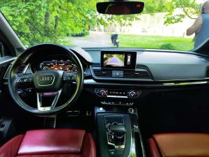 Pelēks Audi SQ5 2018 Viļņa, ar dzinēja tilpumu 3.00 L un nobraukumu 177 tūkst. km par 23399 €, foto 43 vietnē AUTOMOTO.COM.LV