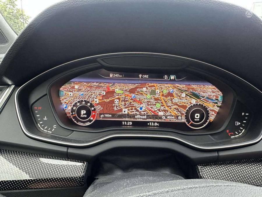 Grey Audi SQ5 2018 in Vilnius, with an engine capacity of 3.00 L and mileage of 180 thousand km for 24500 €, photo 26 on AUTOMOTO.COM.LV