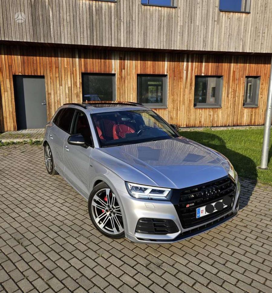 Pelēks Audi SQ5 2018 Tauragė, ar dzinēja tilpumu 3.00 L un nobraukumu 114 tūkst. km par 29500 €, foto 5 vietnē AUTOMOTO.COM.LV