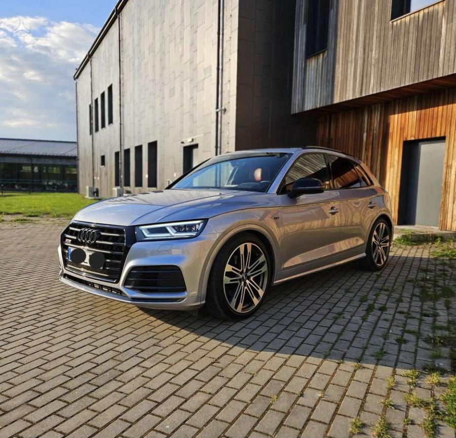 Pelēks Audi SQ5 2018 Tauragė, ar dzinēja tilpumu 3.00 L un nobraukumu 114 tūkst. km par 29500 €, foto 6 vietnē AUTOMOTO.COM.LV