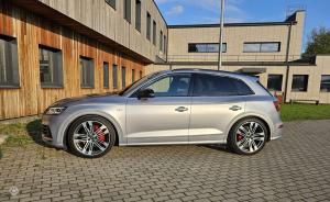 Pelēks Audi SQ5 2018 Tauragė, ar dzinēja tilpumu 3.00 L un nobraukumu 114 tūkst. km par 29500 €, foto 7 vietnē AUTOMOTO.COM.LV