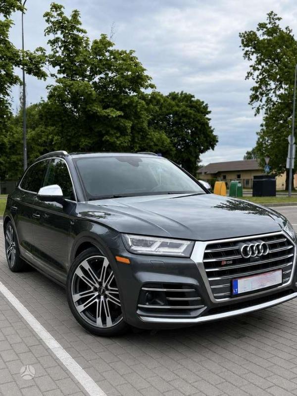 Pelēks Audi SQ5 2018 Tauragė, ar dzinēja tilpumu 3.00 L un nobraukumu 216 tūkst. km par 17800 €, foto 1 vietnē AUTOMOTO.COM.LV