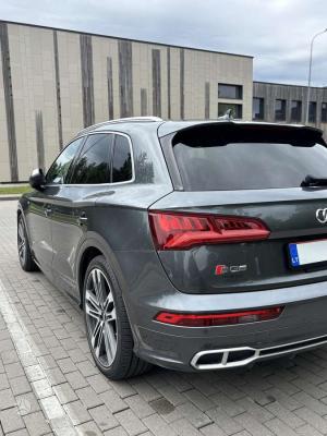 Pelēks Audi SQ5 2018 Tauragė, ar dzinēja tilpumu 3.00 L un nobraukumu 216 tūkst. km par 17800 €, foto 6 vietnē AUTOMOTO.COM.LV