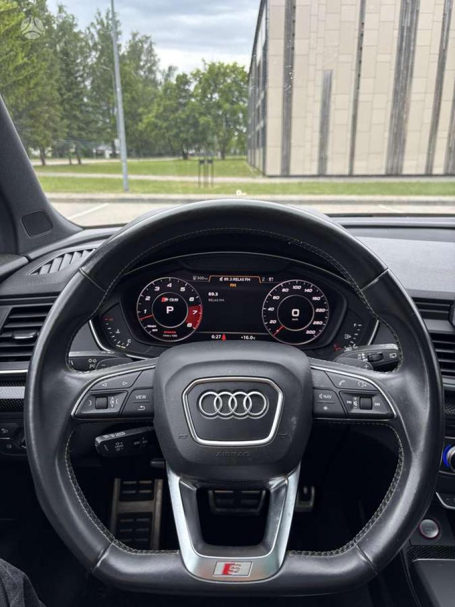 Pelēks Audi SQ5 2018 Tauragė, ar dzinēja tilpumu 3.00 L un nobraukumu 216 tūkst. km par 17800 €, foto 8 vietnē AUTOMOTO.COM.LV